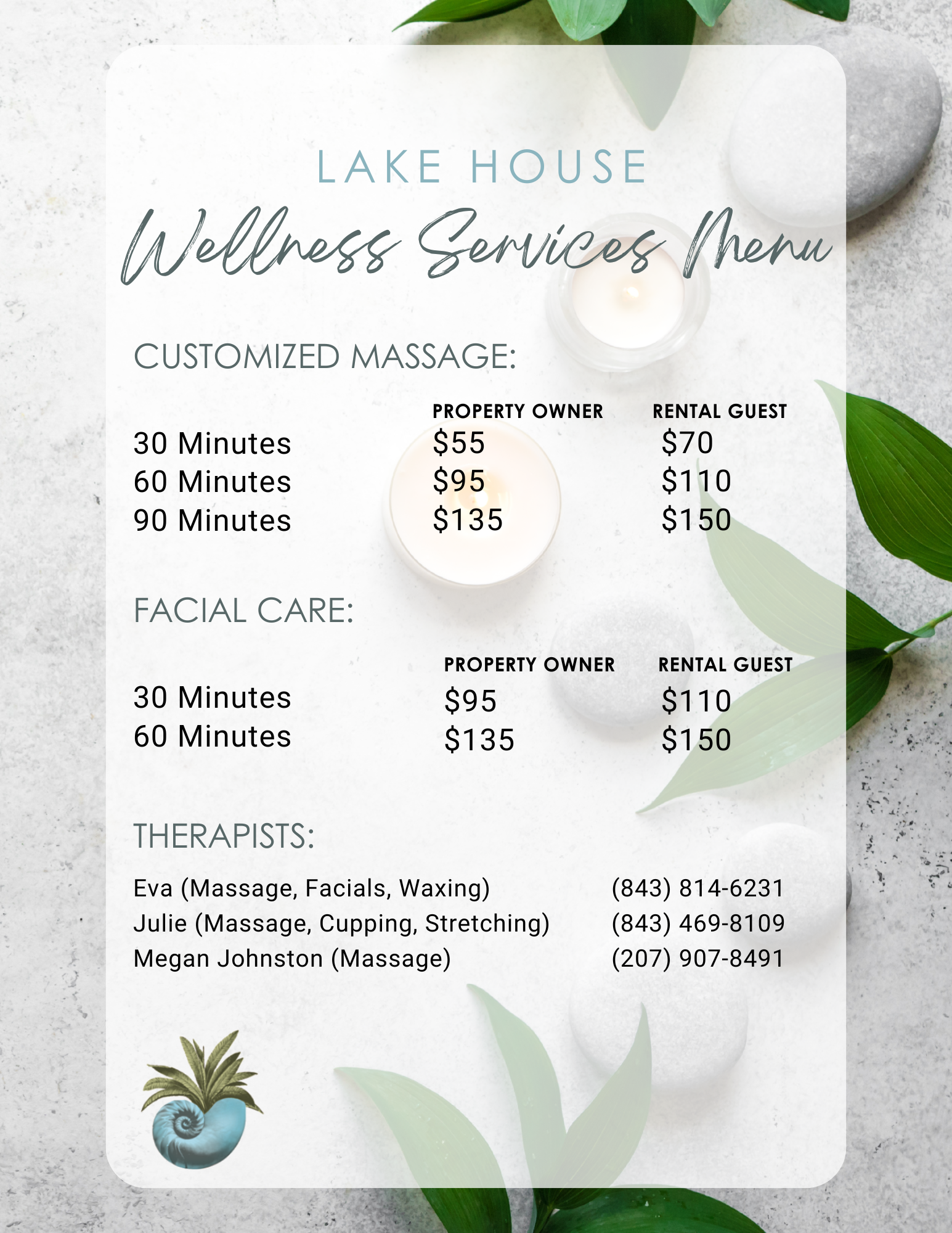 Relax, Refresh, Renew at the Lake House Wellness Center